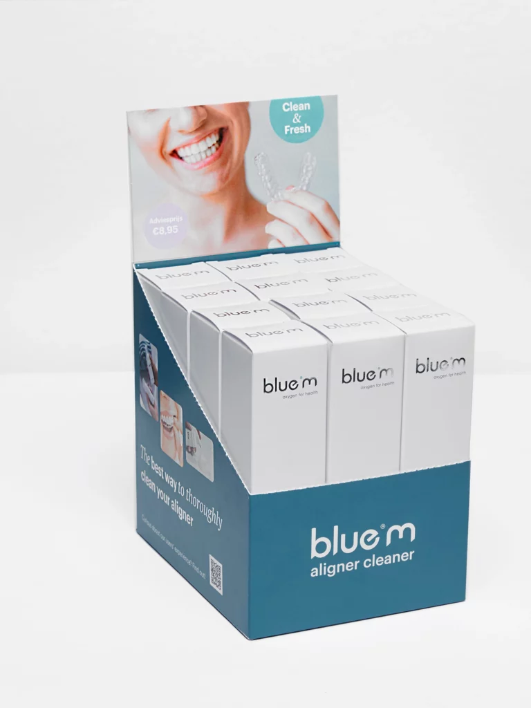 BlueM aligner cleaner display box - Implanetic