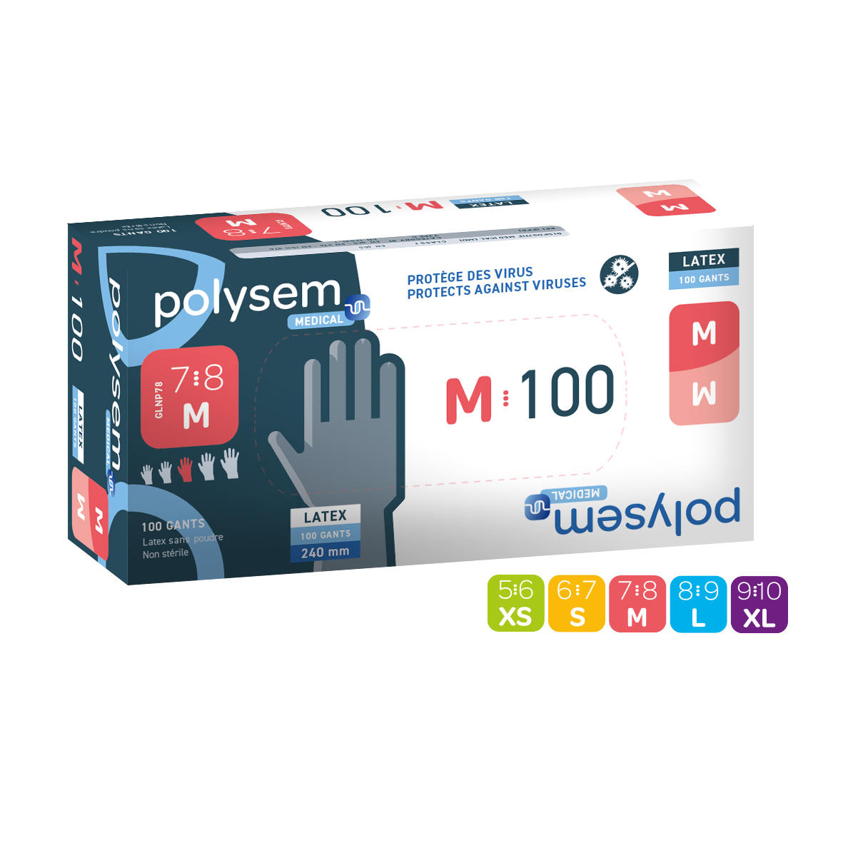 Latex handschoenen - Polysem - Implanetic